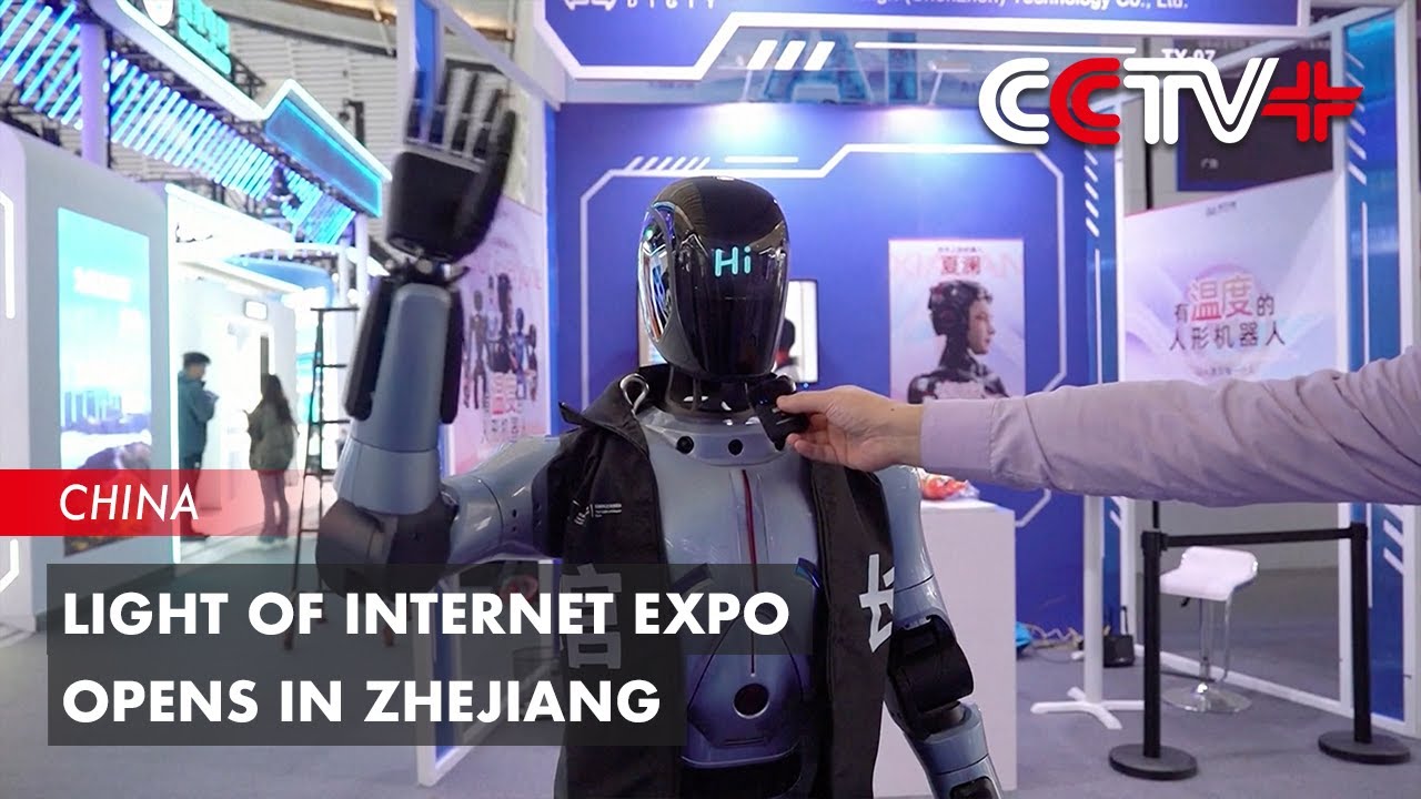 Light of Internet Expo Opens in Zhejiang - YouTube