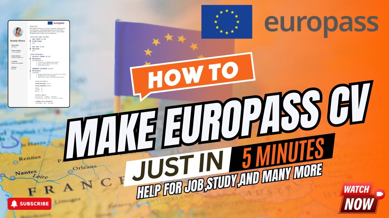 How to Create a Perfect Europass CV | Complete Guidance For Resume ...