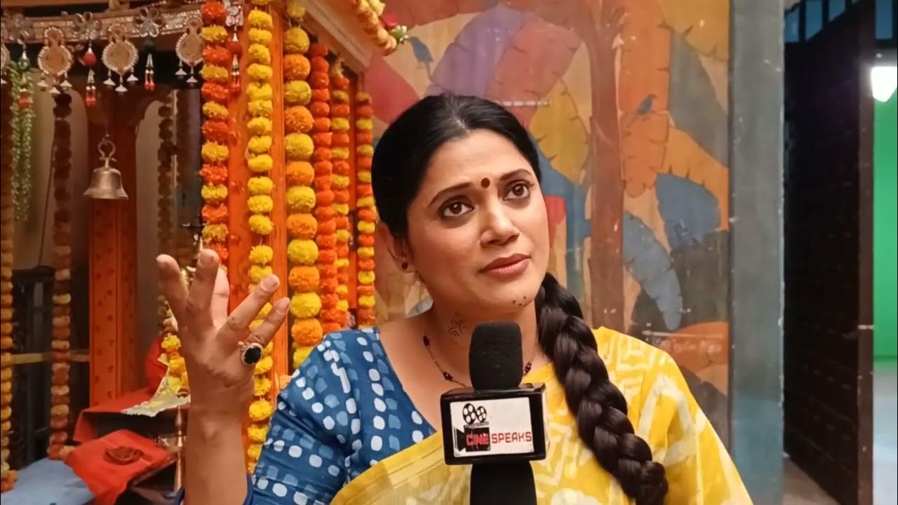 Karuna Pandey Exclusive on cinespeaks direct from the sets of Pushpa Impossible | Sony Sab - YouTube