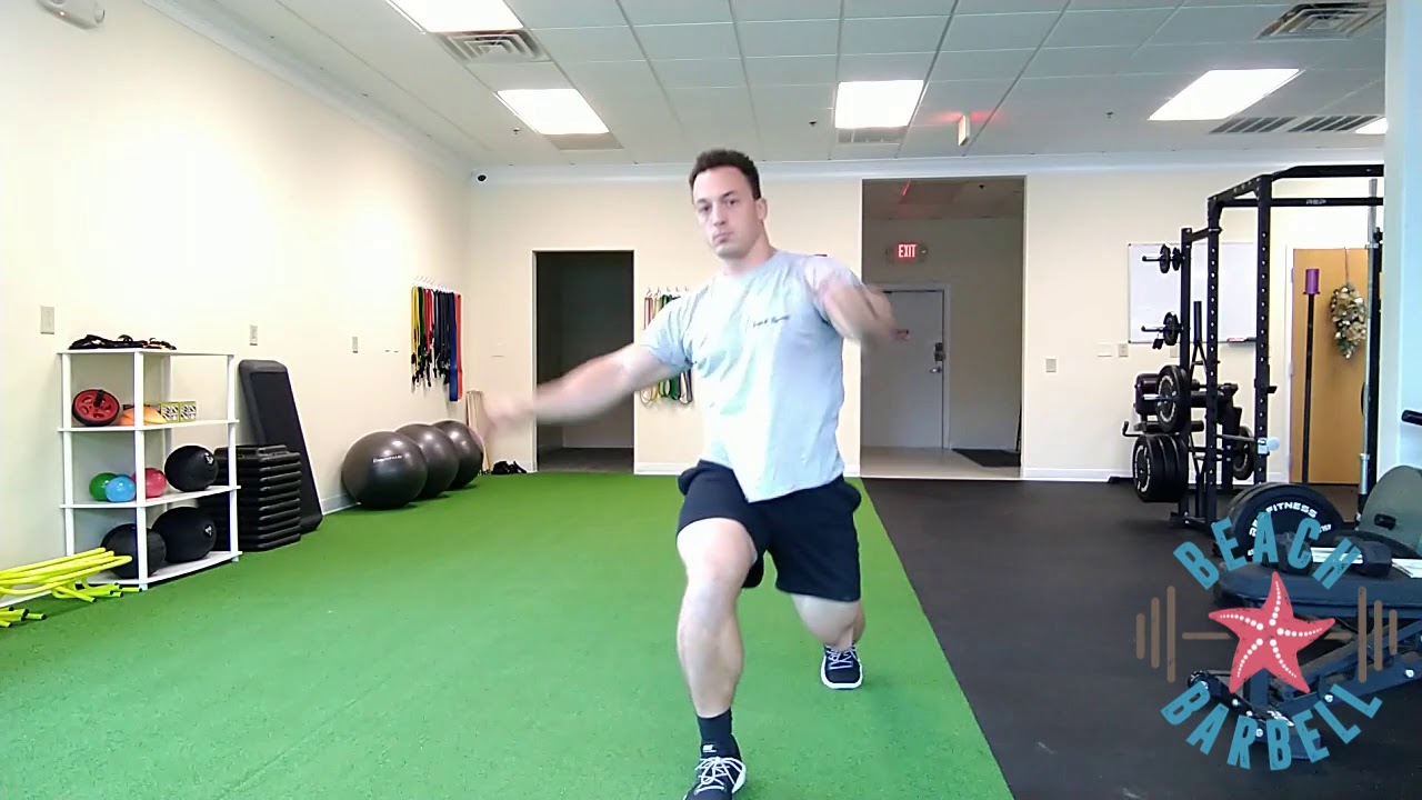 Trunk Rotation Lunge - YouTube
