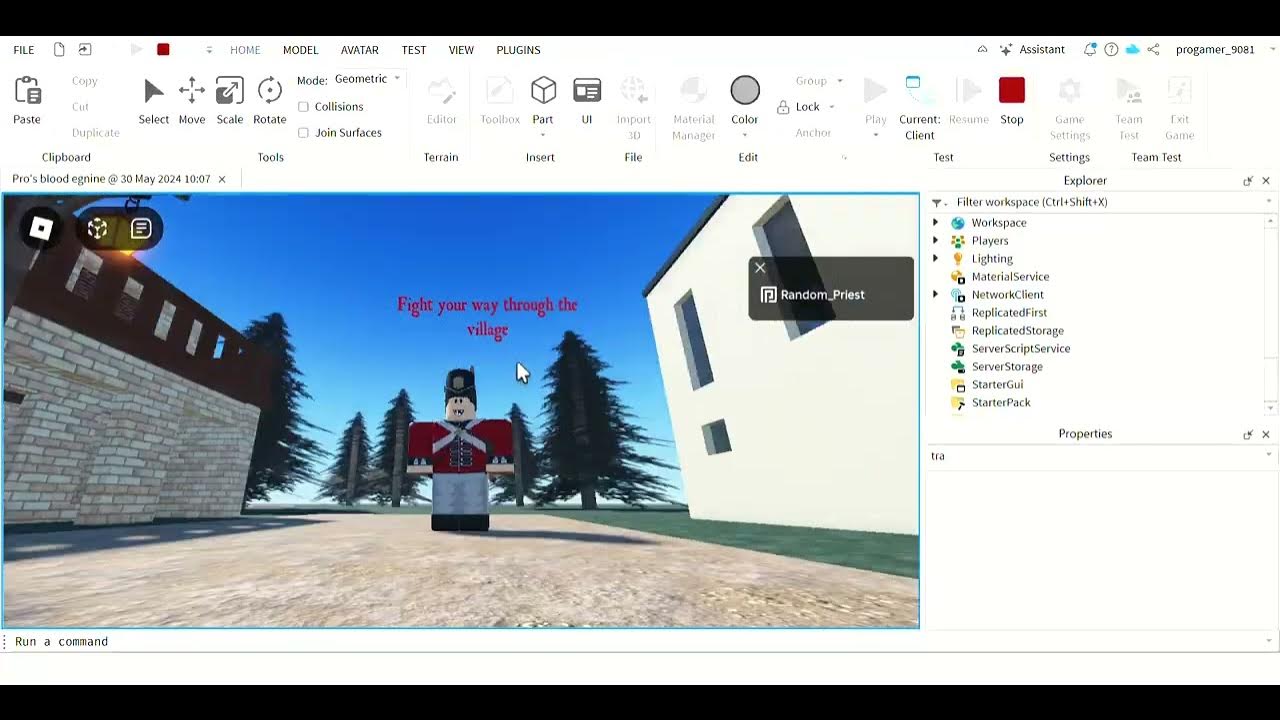 Dev log 1. Roblox game like G&B - YouTube