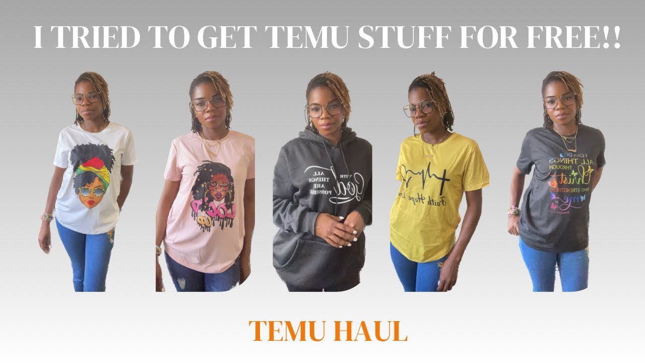 Temu wasn’t free Haul / Try On - YouTube