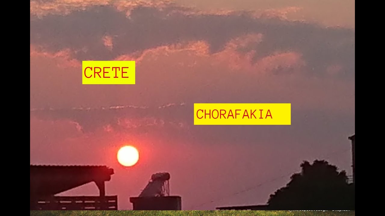 walking in Chorafakia near Chania , Crete , GREECE #2021 SUNSET - YouTube