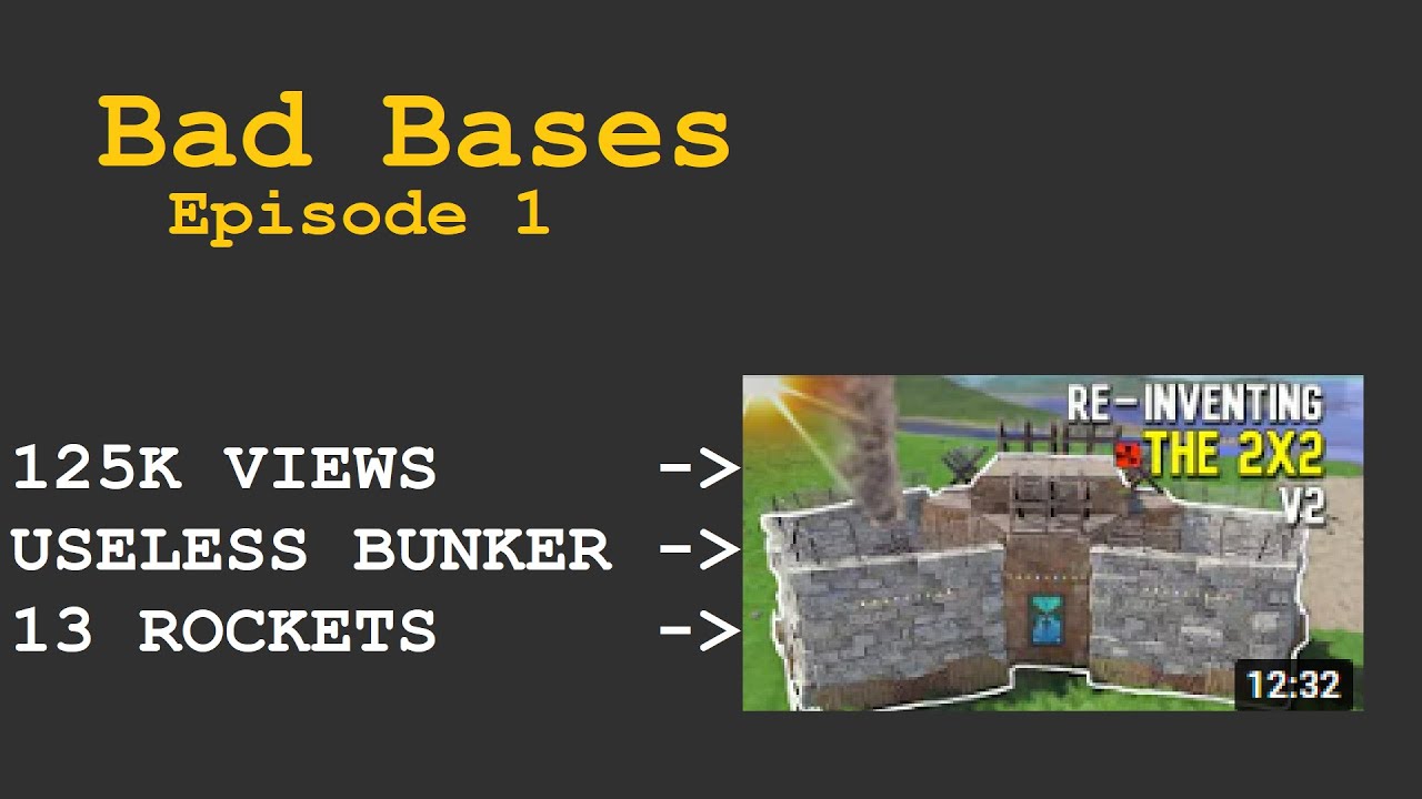 Bad Bases Episode 1 - YouTube