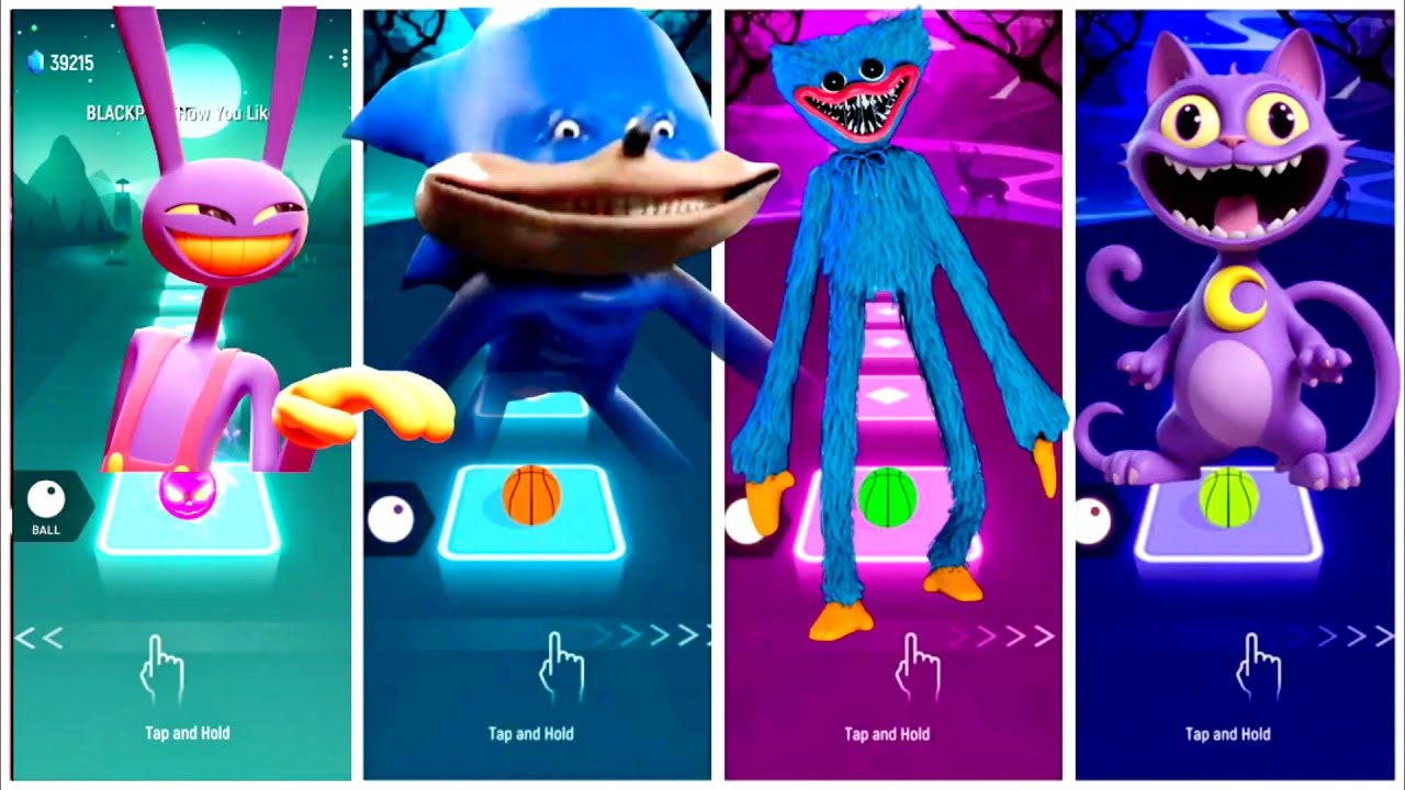 Jax vs Shin Sonic vs Huggy Wuggy vs CatNap - YouTube