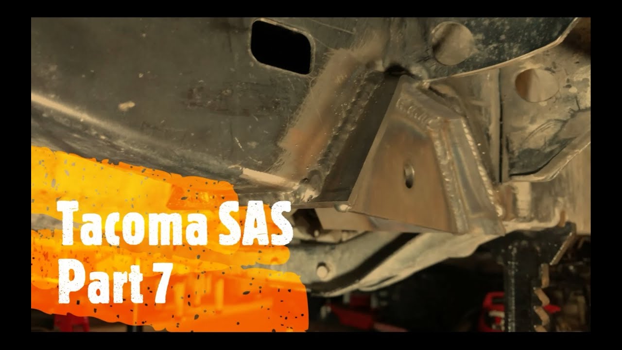 Tacoma Solid Axle Swap [Part 7] - Welding Shackle Hangers - YouTube