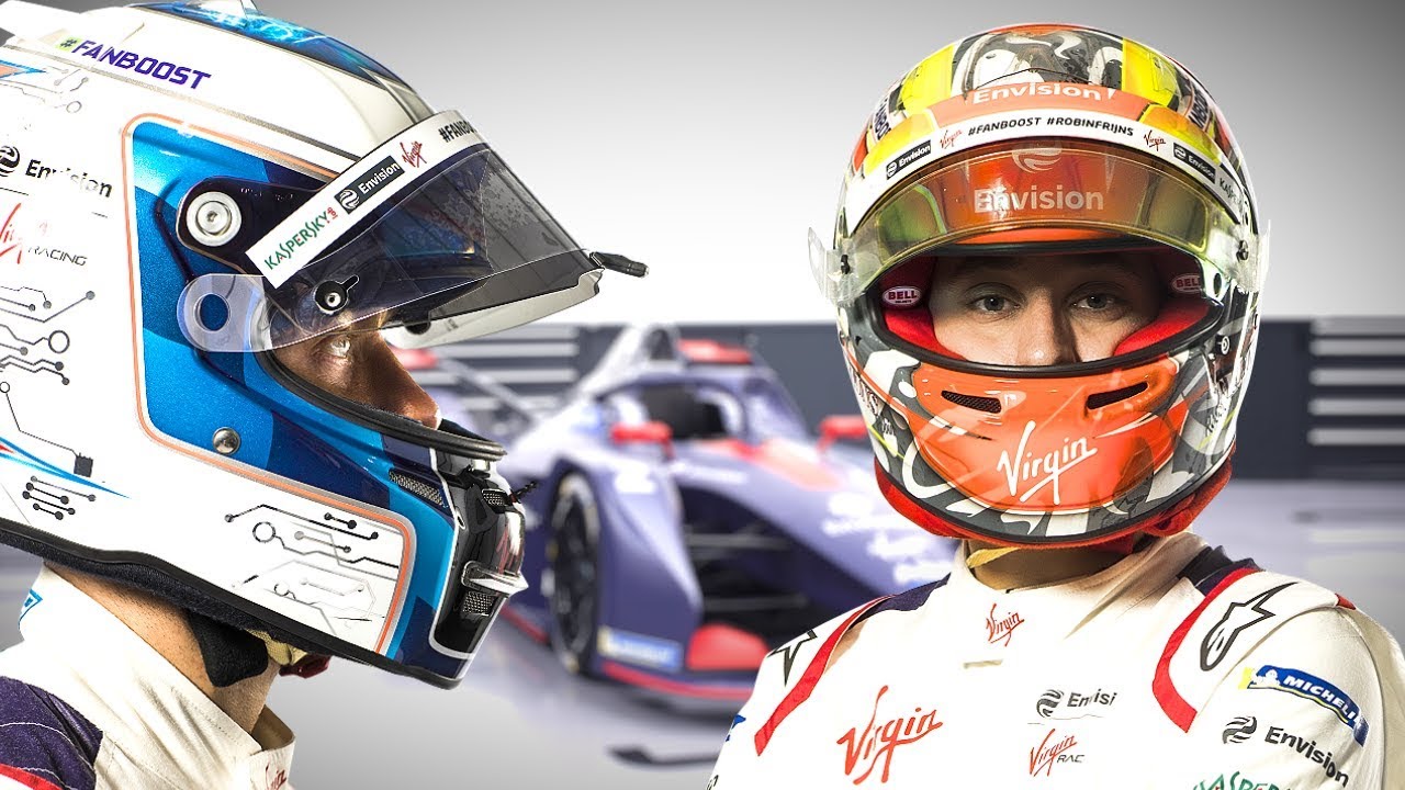 Season 5 Helmets For Sam Bird & Robin Frijns! - YouTube