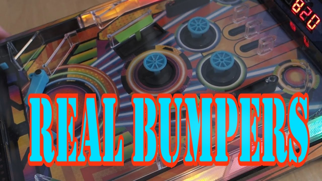 Pinball machine review - Neon electronic tabletop pinball, plus virtual ...