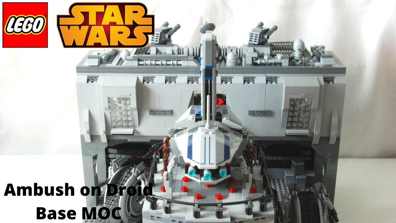 Lego Star Wars Ambush on Droid Base MOC - YouTube