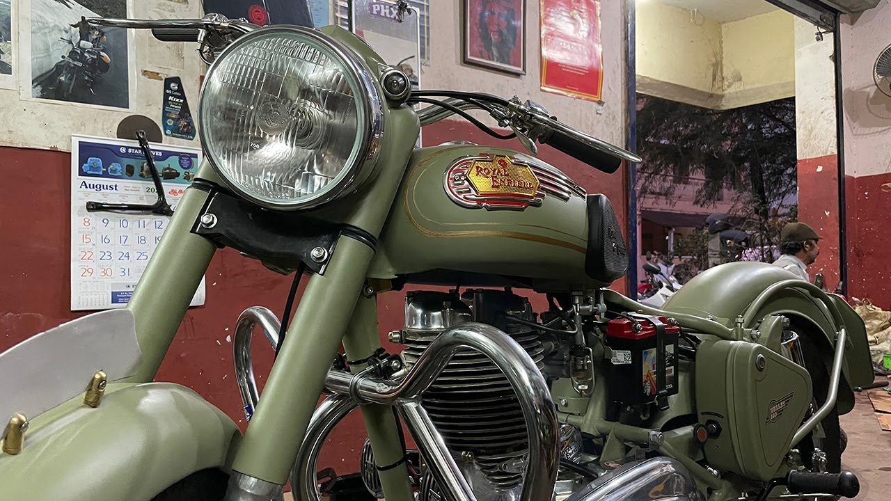 Vintage Royal Enfield classic Bullet 350 Restoration 1960 Model - Part ...