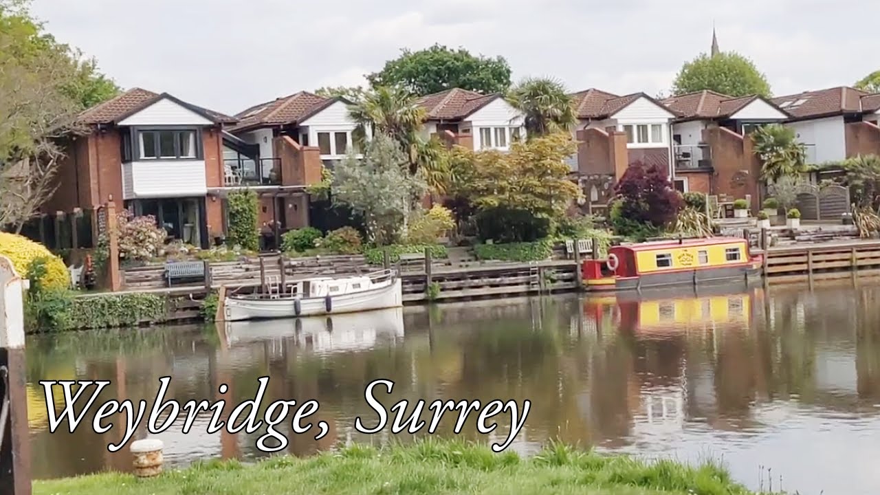 Weybridge, Surrey, UK | WALKING TOUR - YouTube