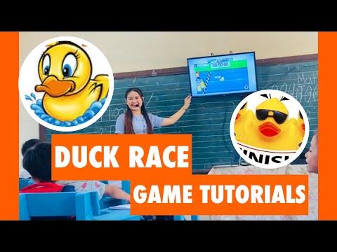 DUCK RACE GAME TUTORIAL in Class | By Teacher Elaine - YouTube