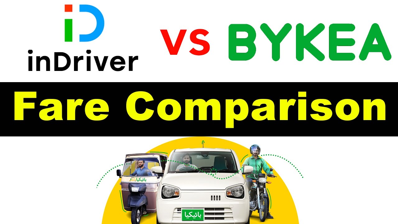InDriver vs Bykea Fares Comparison For Customers 2023 - YouTube