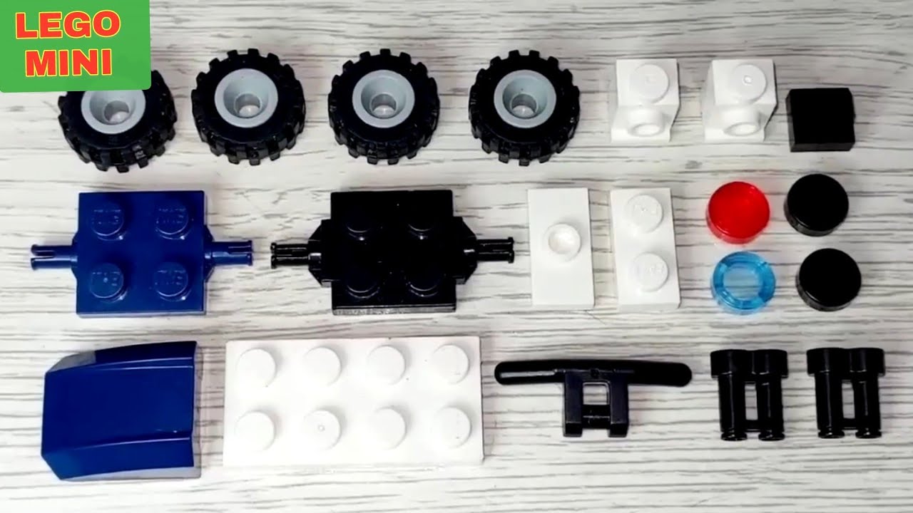 How to build mini LEGO set Police car - YouTube