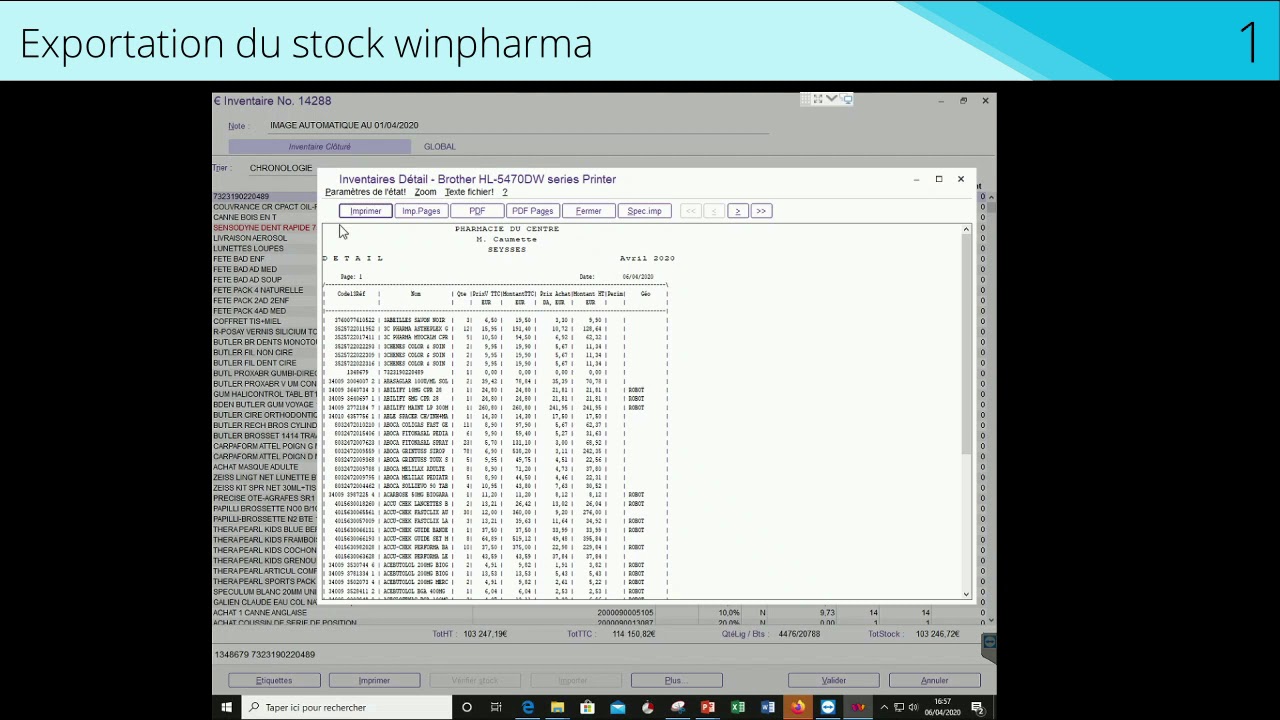 Importation du stock winpharma (Partie 1) - YouTube