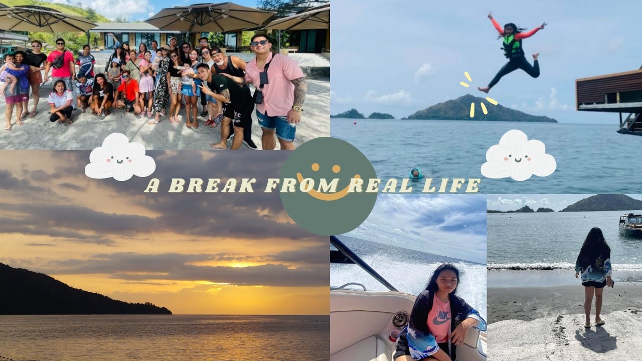 a break from real life | emon pulo beach resort - YouTube