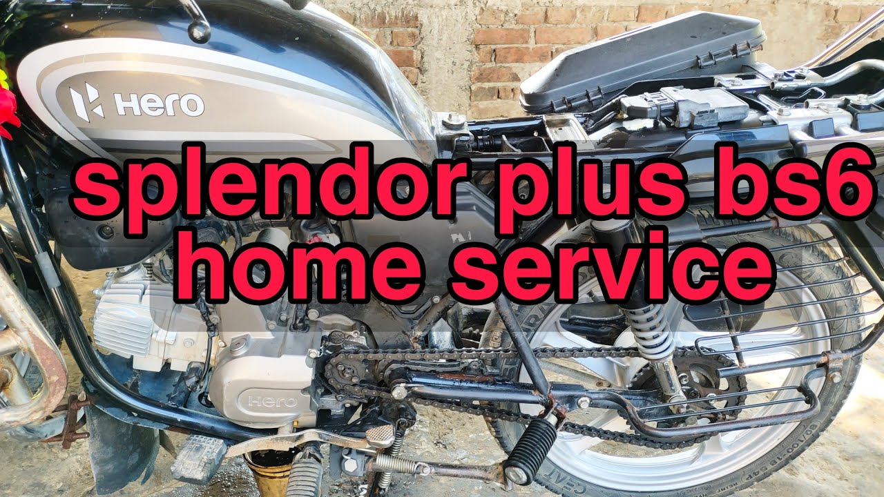 splendor plus bs6 service at home, hero bs6 bike repair, splendor ...