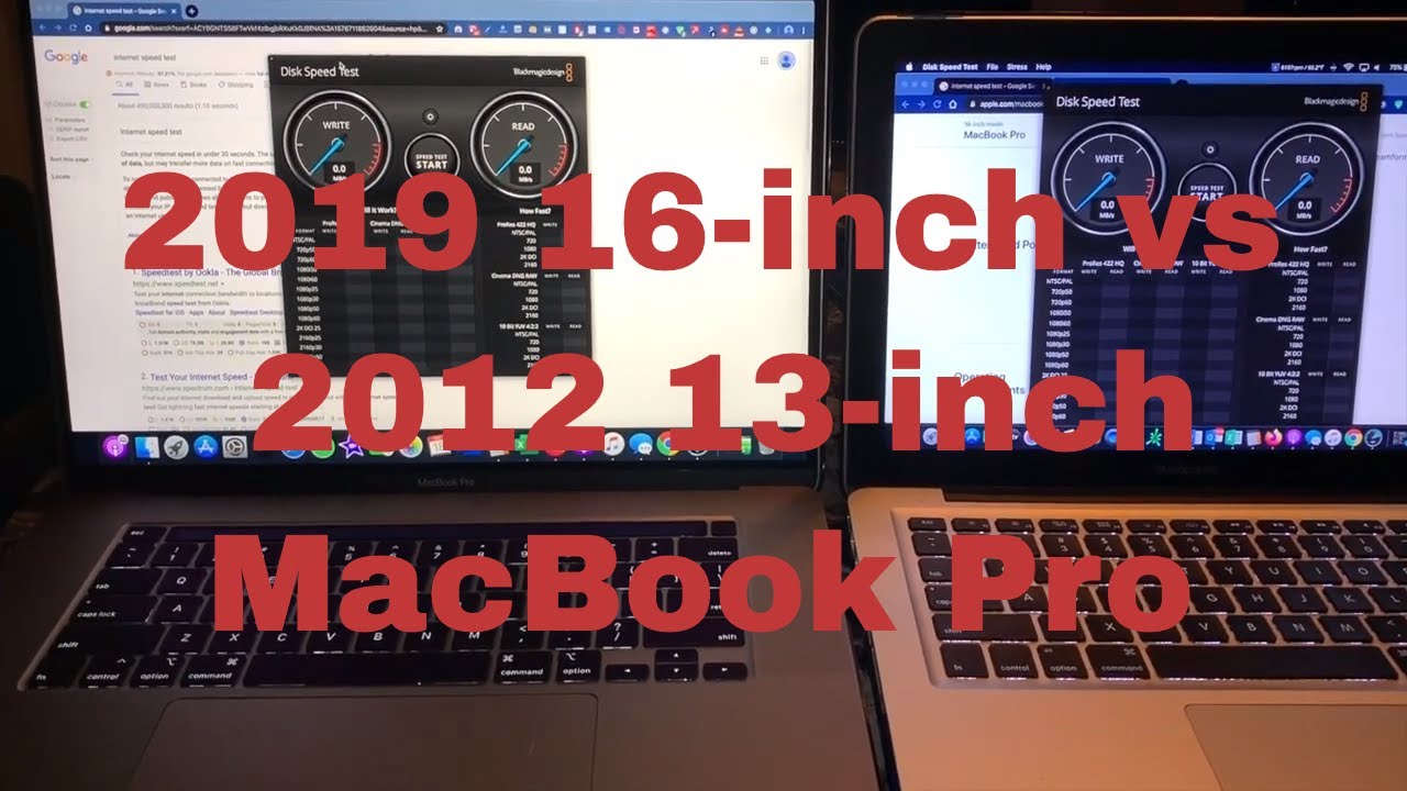 2012 MacBook Pro vs 2019 16-inch MacBook Pro - YouTube