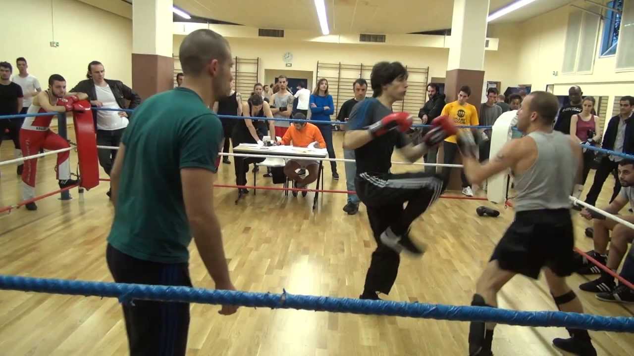 Interclub de boxe française à Masseran - YouTube