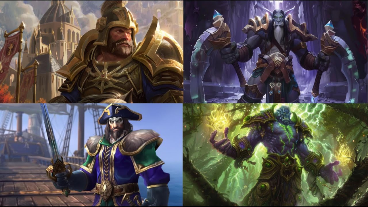 "Warcraft 3" campaign heroes: Garithos, Akama, Admiral, Archimonde, Kil ...