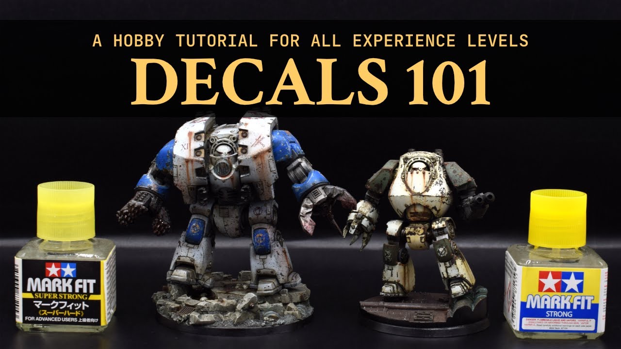 How to Apply Decals to your Minis - A Step by Step Decals Tutorial - YouTube