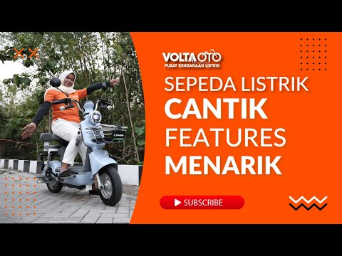 Sepeda Listrik Cantik Retro Classic dengan Features Menarik!!! - YouTube