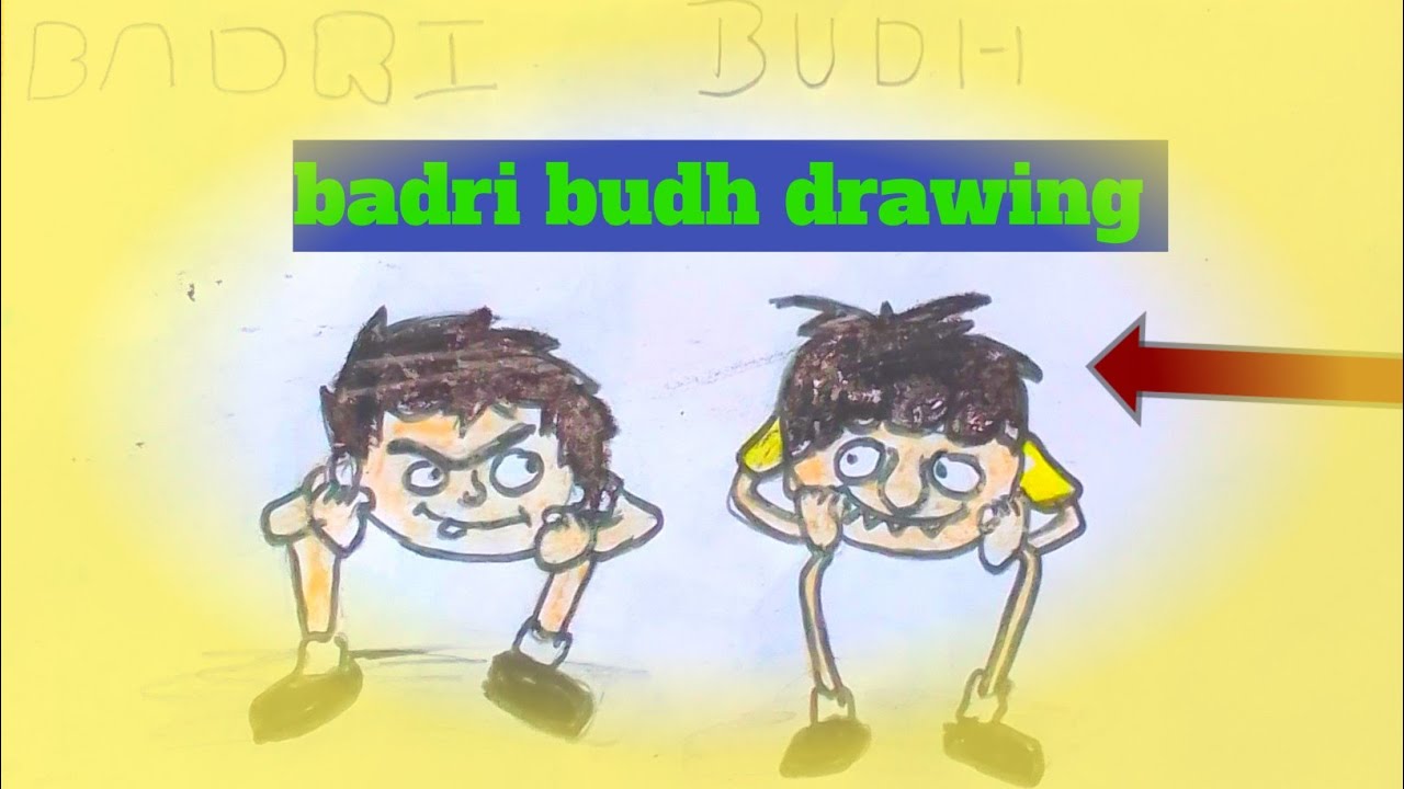 how to draw Badri nath budhdev drawing easy step-by-step aditya art'25 ...