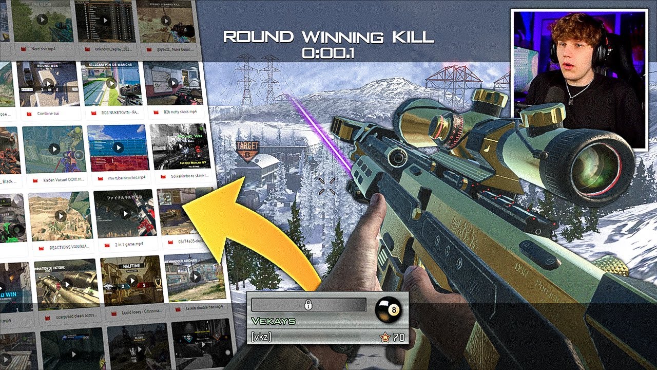 REACTING TO THE MOST INSANE TRICKSHOTS HIT IN 2021! (COD Trickshotting ...