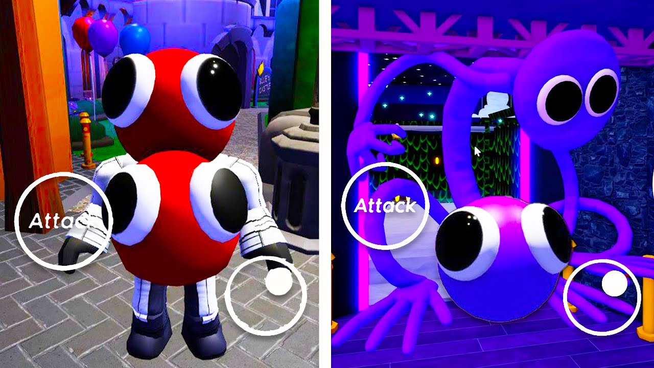 Playing As Purple Lookies And Red Lookies In ONE GAME In Rainbow ...