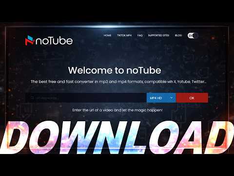 VIDEOS ALS MP4/MP3 DOWNLOADEN – YouTube, X, TikTok, Instagram & mehr 🎞️