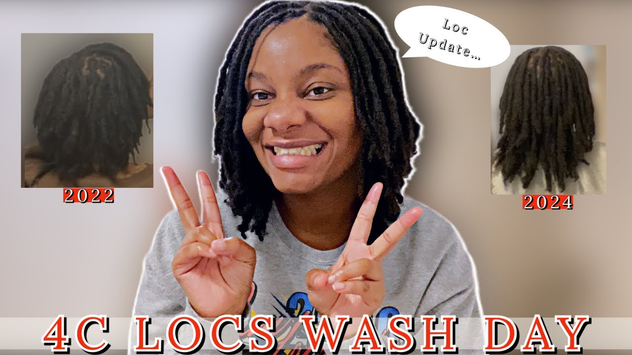 4C Loc Wash Day | Hair Vlog - YouTube