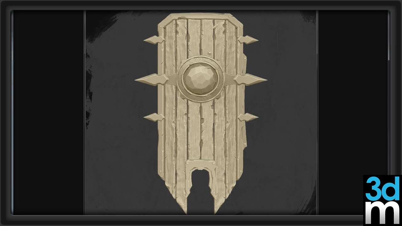 Creating and Texturing a Fantasy Shield with dDo: Volume 1 (3dm Promo ...