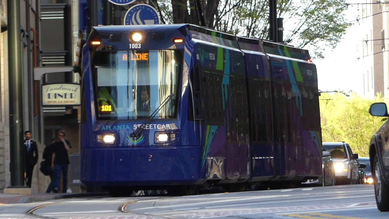 Atlanta Streetcar: 2014 Siemens S70 A Line Atlanta Streetcar #1003 at ...