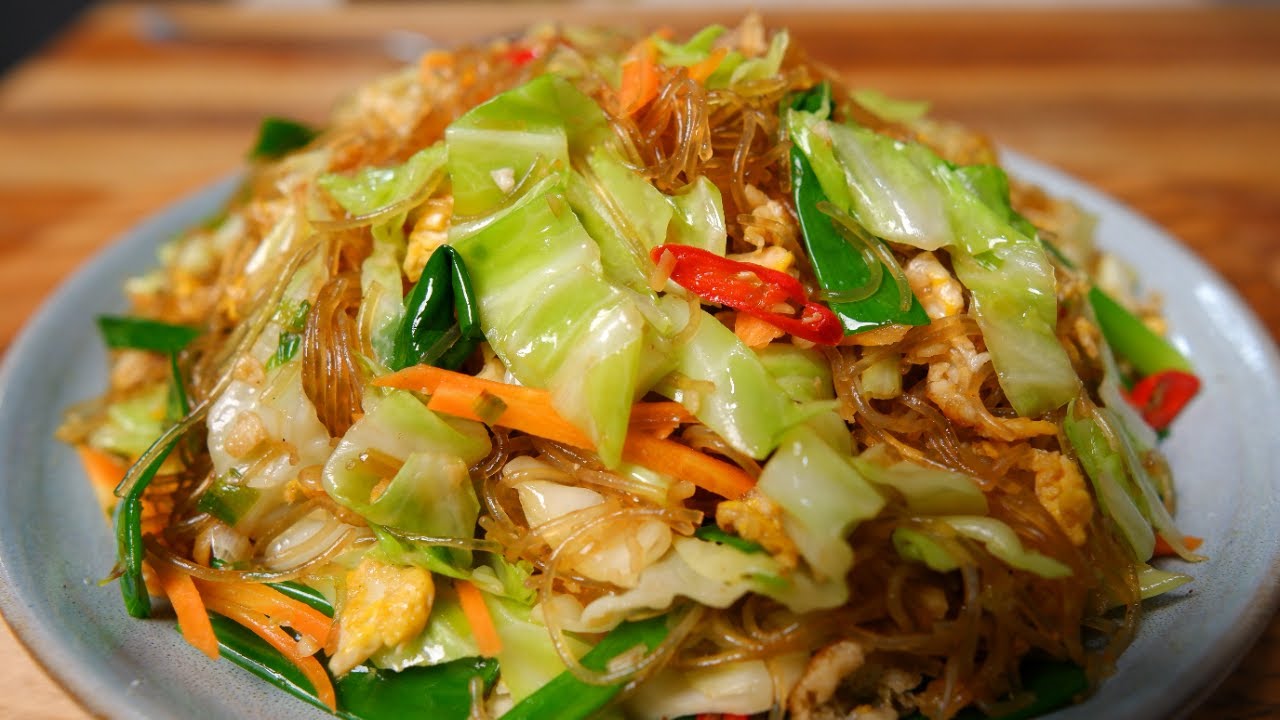 How to make best stir-fry vermicelli with cabbage? :: Delicious and not ...