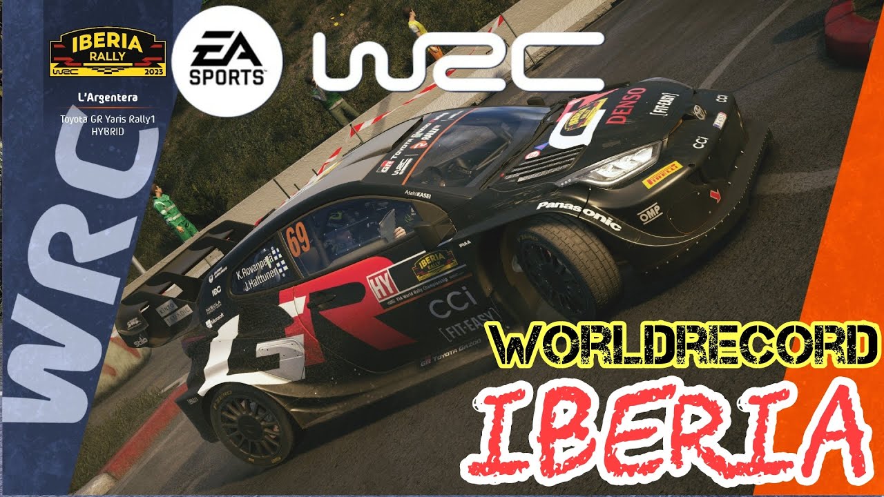 [EA SPORTS WRC] RALLY IBERIA GAME PLAY WORLD RECORD - YouTube