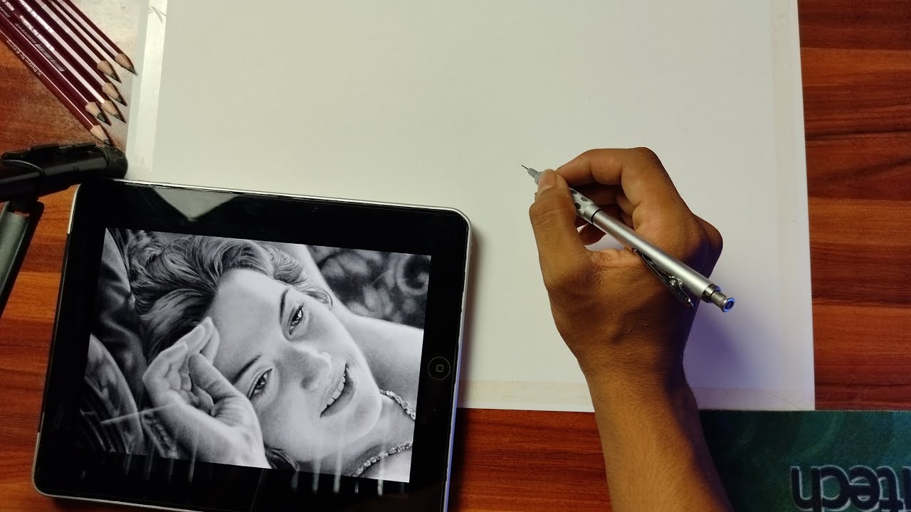 Drawing to (Titanic movie) || how to draw beautiful girl || step by ...