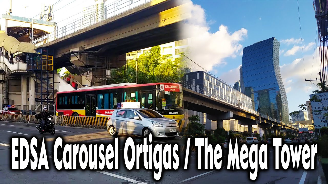 EDSA Carousel Ortigas Bus Stop - YouTube