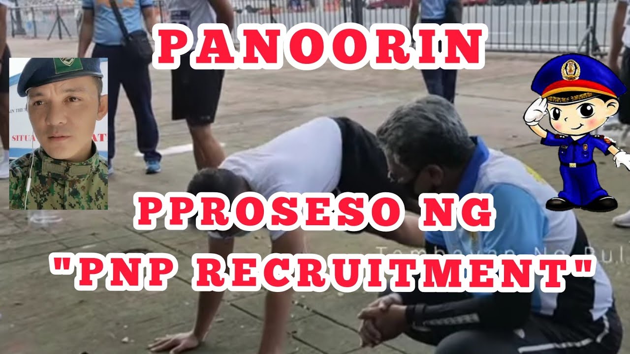 PNP NCRPO RECRUITMENT PROCESS - YouTube
