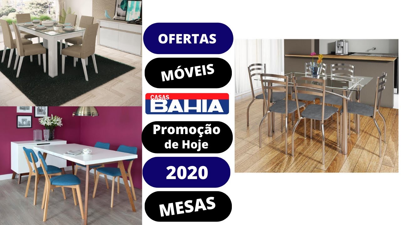 CASAS BAHIA OFERTAS DO DIA MÓVEIS MESAS SALA DE JANTAR E COZINHA ...