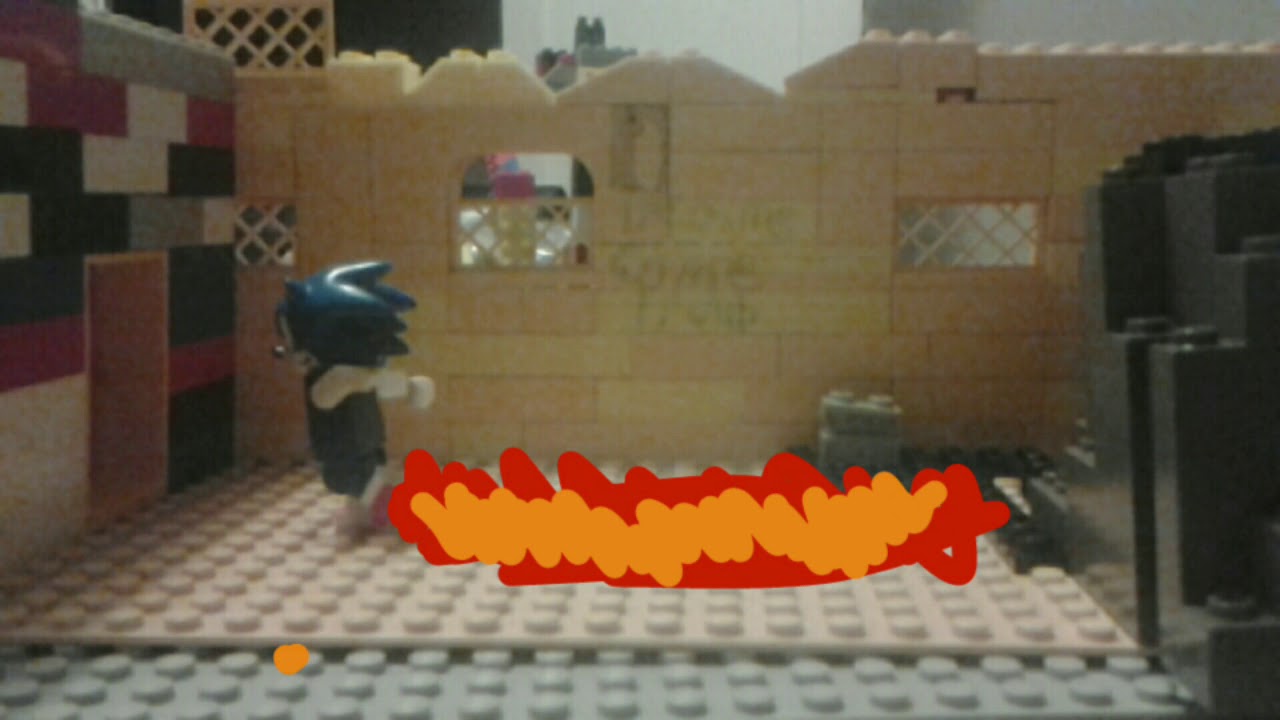 Lego sonic in lego batim - YouTube