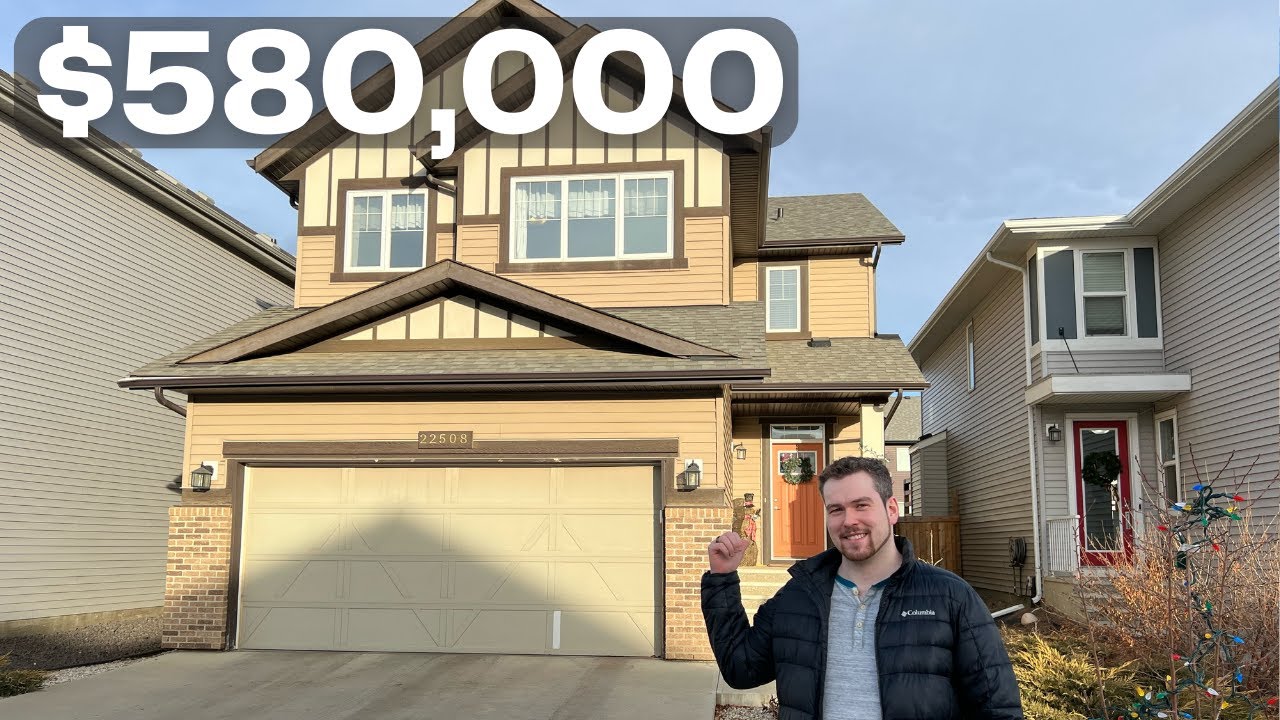 Inside A Stunning $580,000 2-Storey House In Secord | Edmonton - YouTube