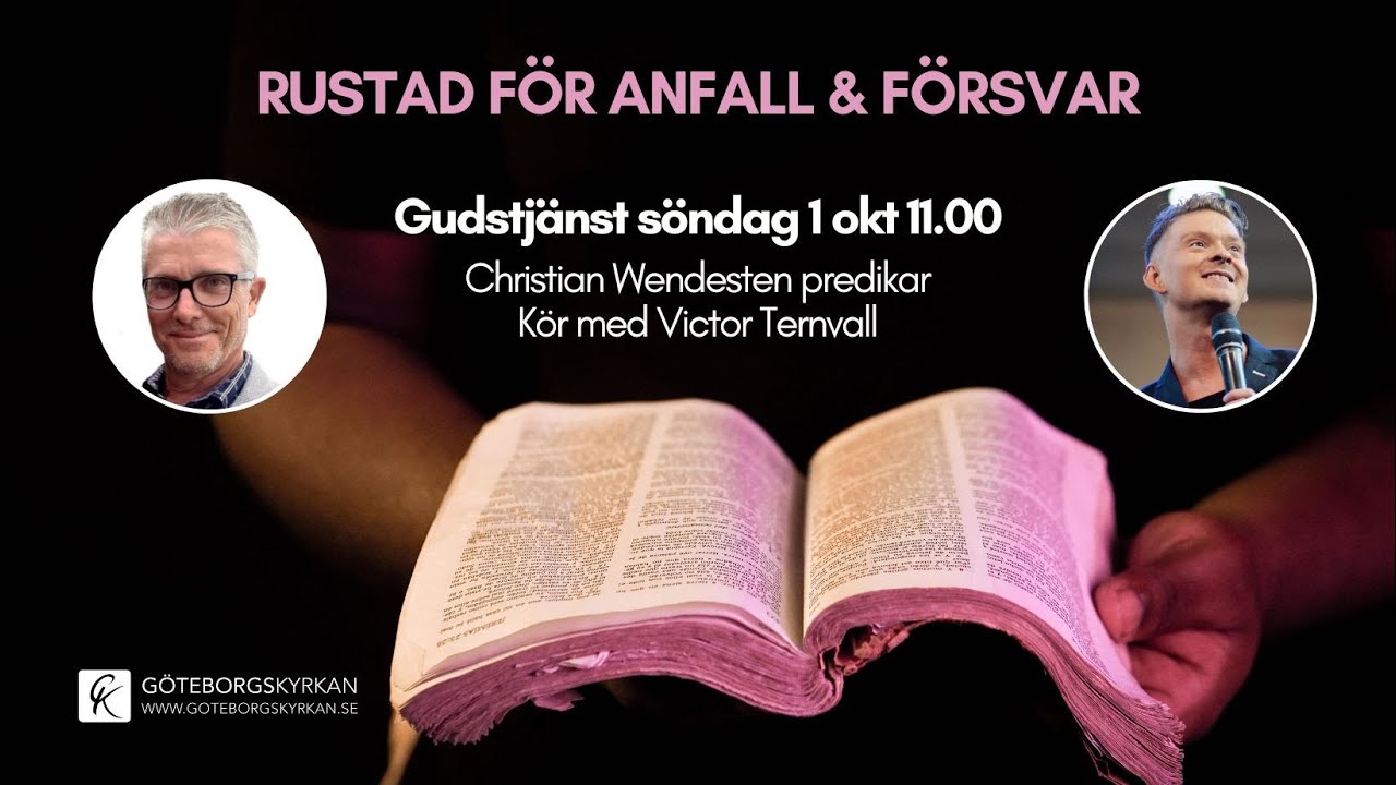 Rustad för anfall och försvar - Pastor Christian Wendesten - YouTube