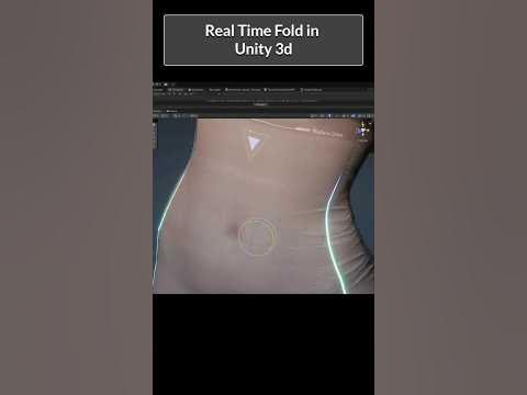 Real time Fold Animation using Unity 3D | Sakura Rabbit | @cgislandFx | #shorts #unity3d #cgi ...