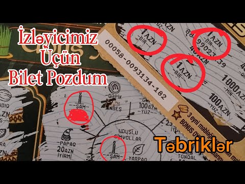 🔥QOŞA və XONÇA🔥 Poz Qazan Biletləri Pozdum. Xoş İstirahətlər