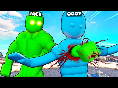 Overgrowth NPC Wars! Oggy vs Jack in Roblox