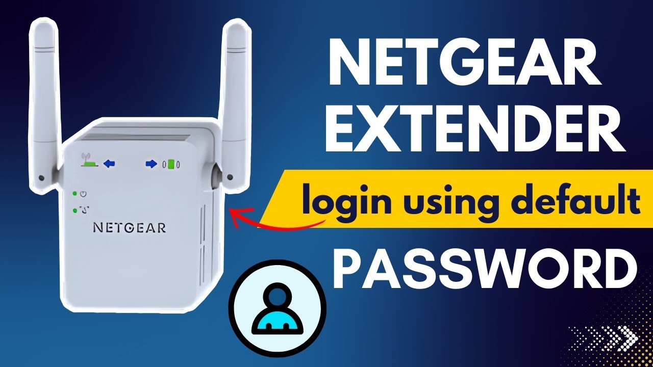 Netgear extender login using default username and password - YouTube