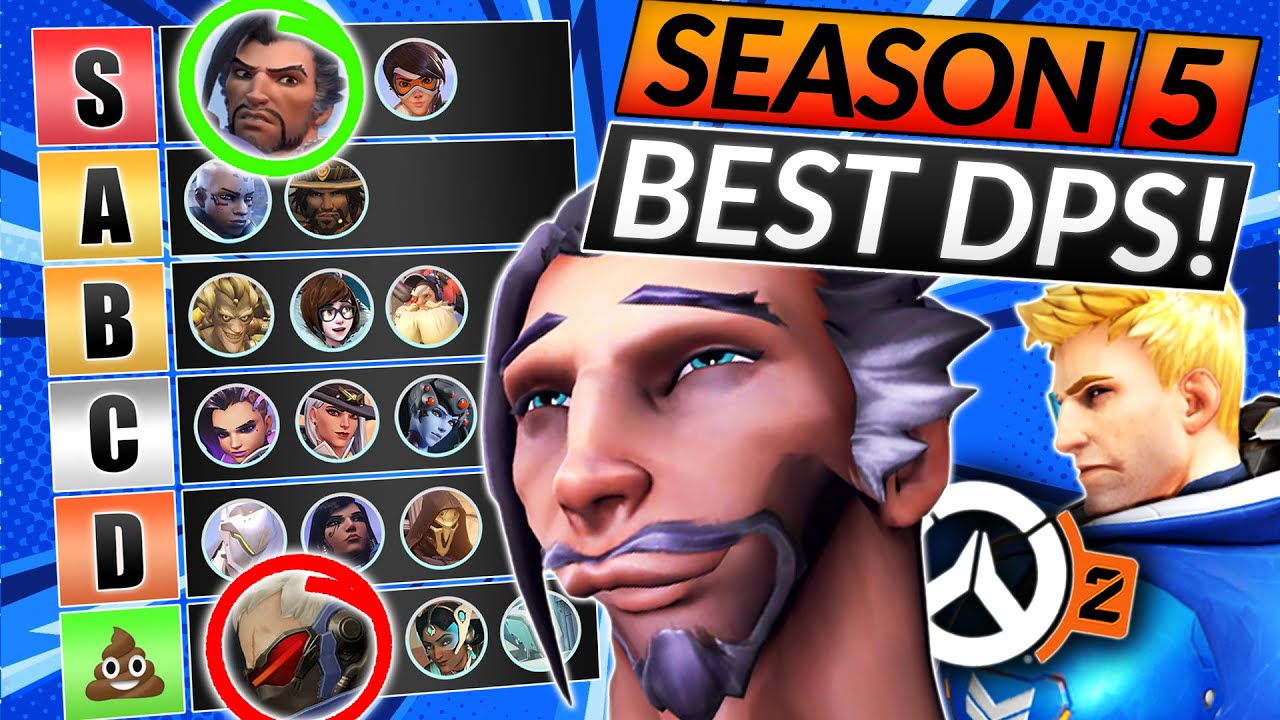 NEW SEASON 5 TIER LIST - BEST and WORST DPS HEROES Ranked! - Overwatch ...
