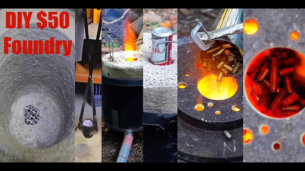 Planter Pot Mini Metal Foundry, Charcoal Forge / Propane Furnace, DIY ...