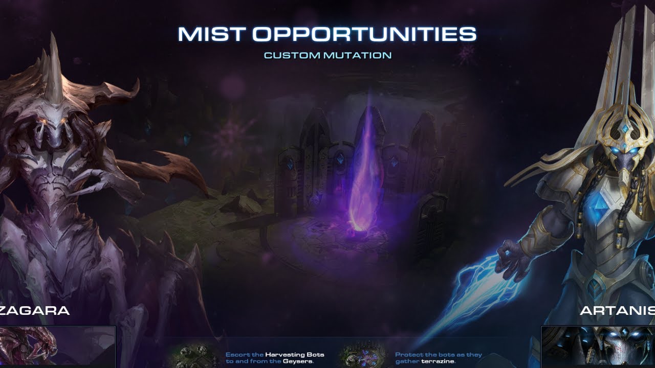Starcraft II co-op mutation 'Field of Screams' - GUARDIAN SHELL rules ...