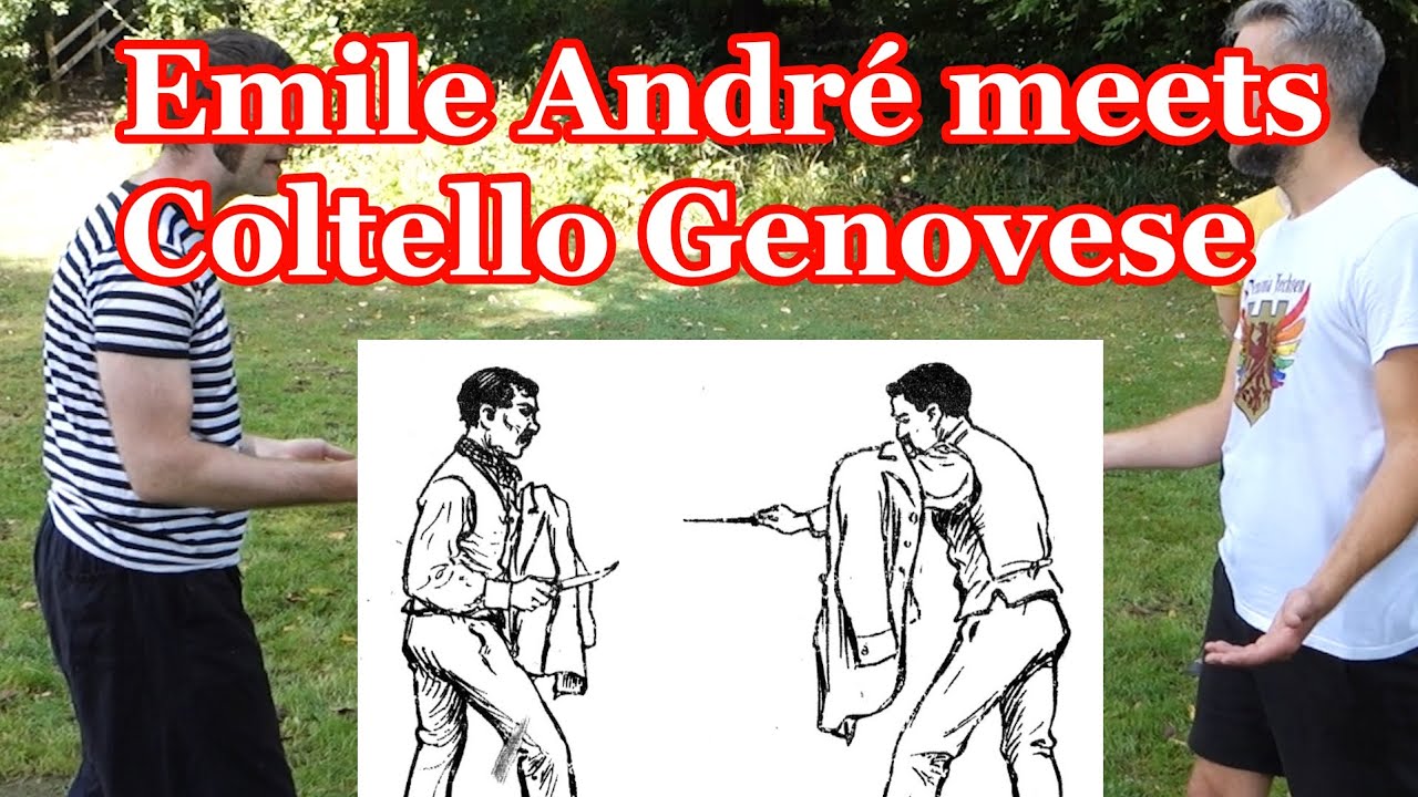 Nasty knife trick from French Fencing master Émil André - YouTube